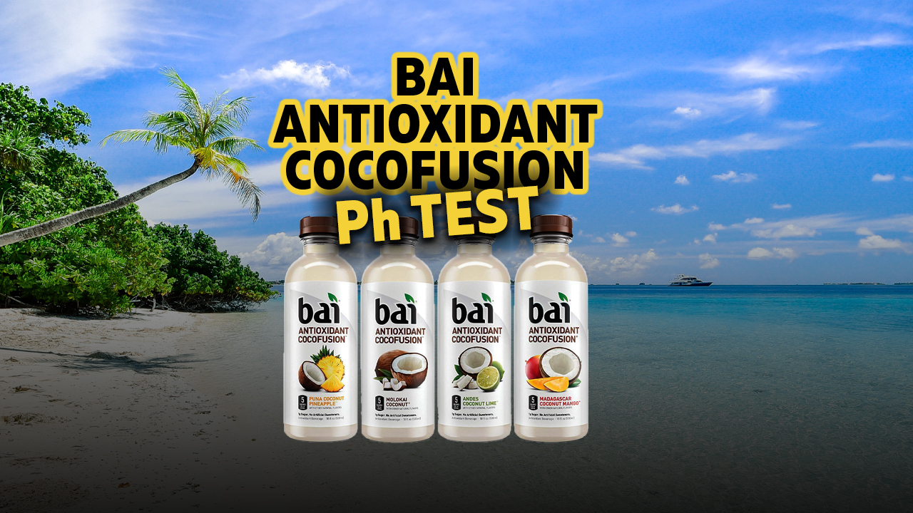 Bai Antioxidant Cocofusion Ph Test...Is This Acidic Or Alkaline?